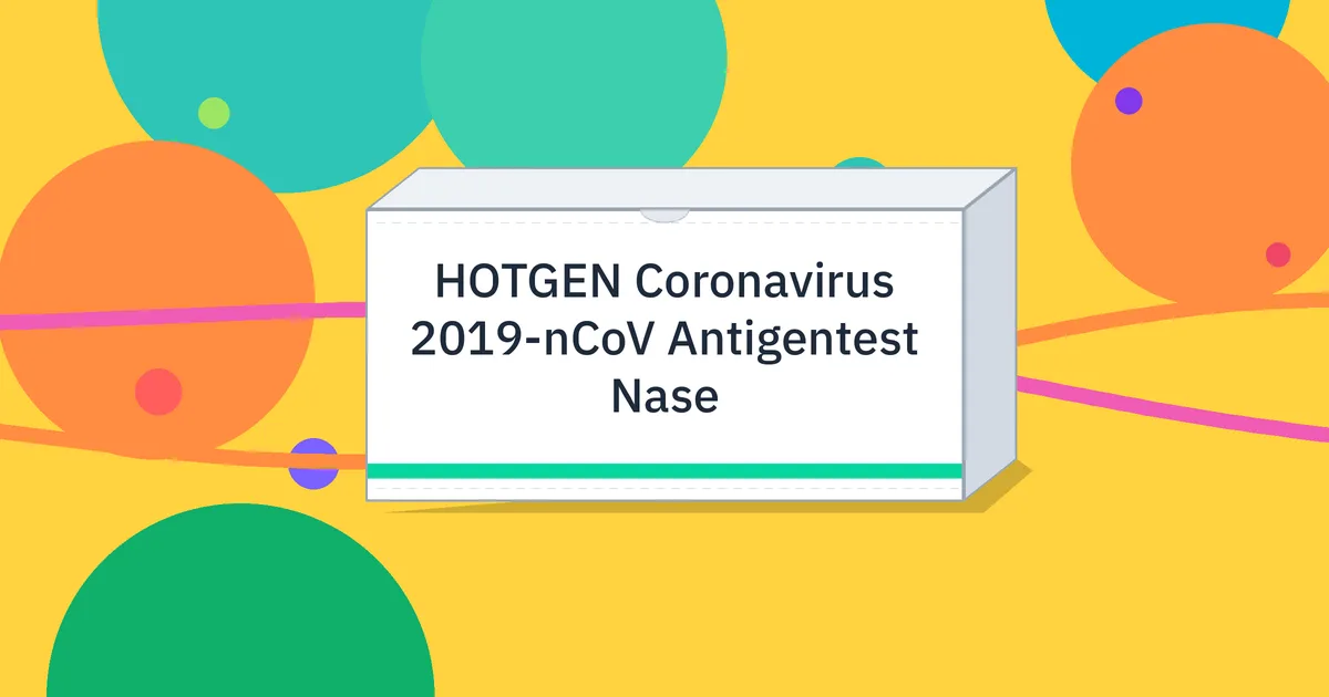 Symbolbild: Packung mit der Aufschrift HOTGEN Coronavirus 2019-nCoV Antigentest Nase (PZN 17381259) – Verfügbarkeit und Bezug in Apotheken in Frankfurt am Main