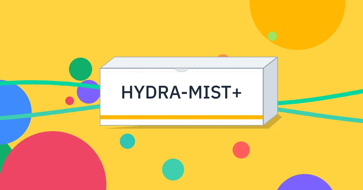 Symbolbild: Packung mit der Aufschrift HYDRA-MIST+ (PZN 17886551) – Verfügbarkeit und Bezug in Apotheken in Frankfurt am Main
