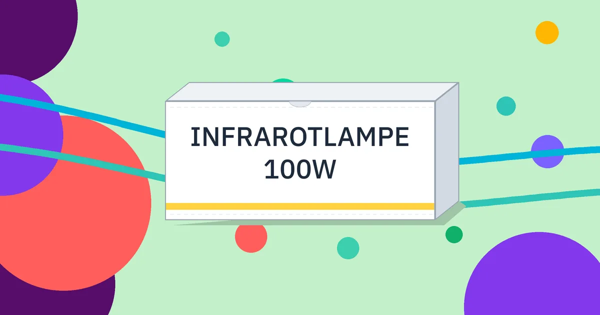 Symbolbild: Packung mit der Aufschrift INFRAROTLAMPE 100W (PZN 16888499) – Verfügbarkeit und Bezug in Apotheken in Frankfurt am Main