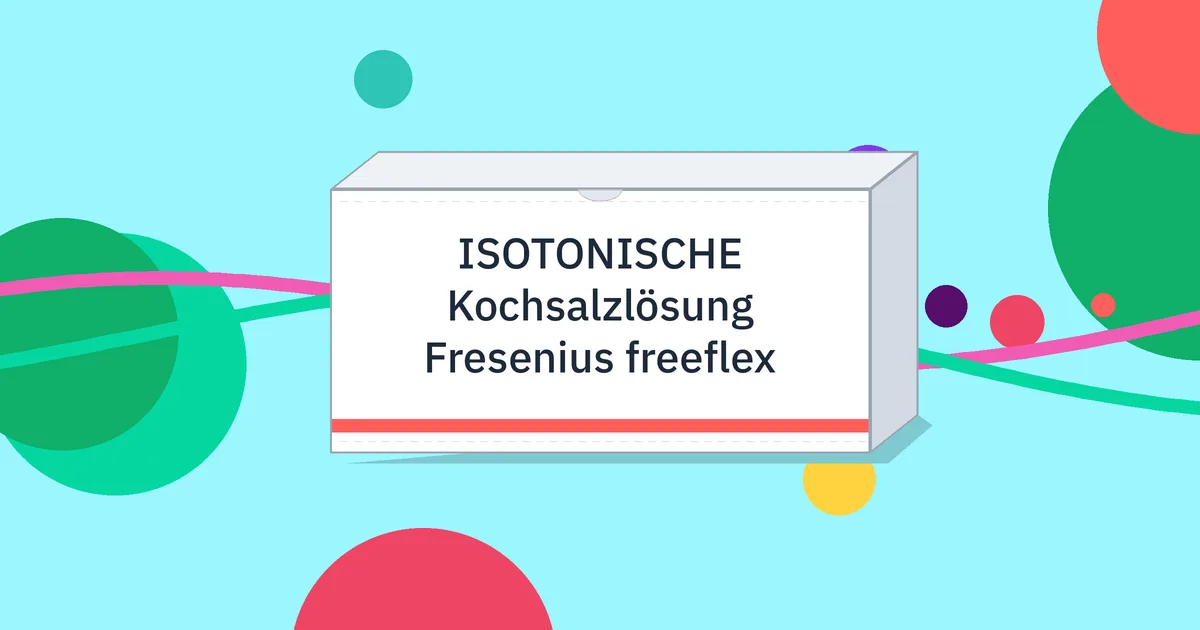 Symbolbild: Packung mit der Aufschrift ISOTONISCHE Kochsalzlösung Fresenius freeflex (PZN 00412197) – Verfügbarkeit und Bezug in Apotheken in Frankfurt am Main