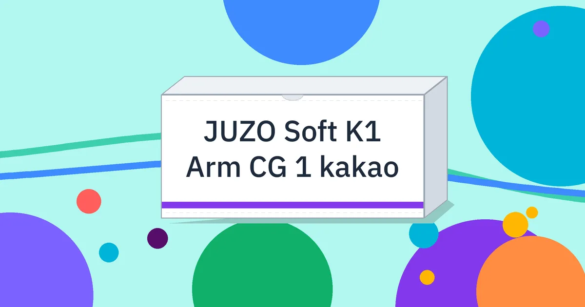 Symbolbild: Packung mit der Aufschrift JUZO Soft K1 Arm CG 1 kakao (PZN 15508572) – Verfügbarkeit und Bezug in Apotheken in Frankfurt am Main