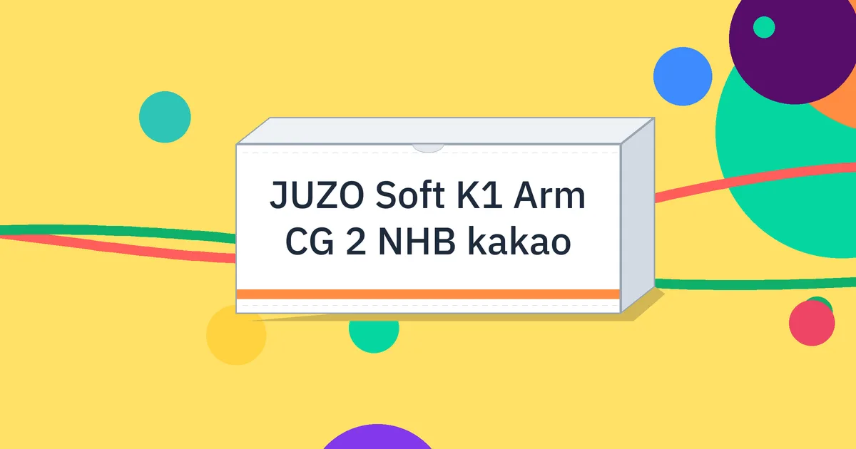 Symbolbild: Packung mit der Aufschrift JUZO Soft K1 Arm CG 2 NHB kakao (PZN 15507331) – Verfügbarkeit und Bezug in Apotheken in Frankfurt am Main