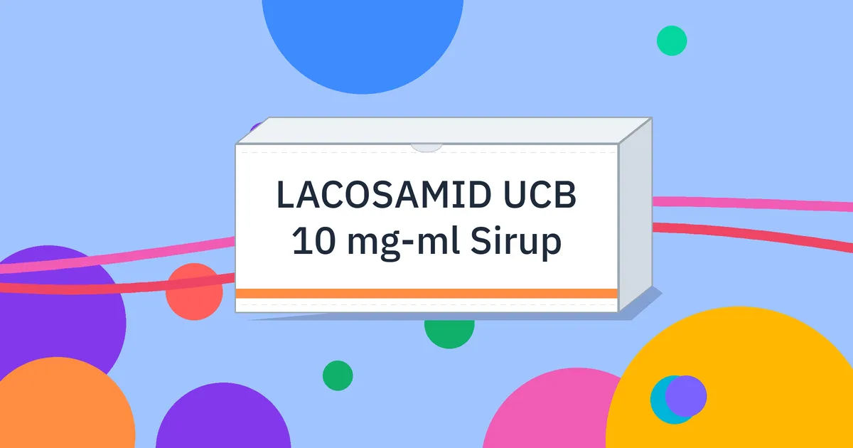 Symbolbild: Packung mit der Aufschrift LACOSAMID UCB 10 mg-ml Sirup (PZN 16031801) – Verfügbarkeit und Bezug in Apotheken in Frankfurt am Main