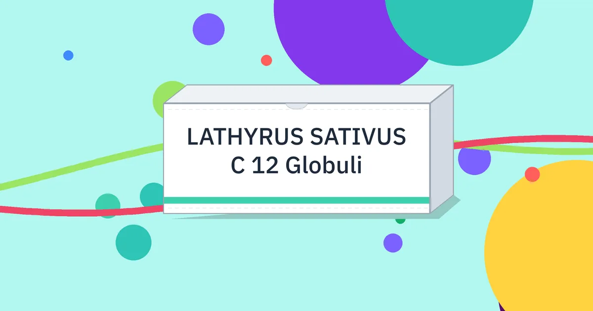 Symbolbild: Packung mit der Aufschrift LATHYRUS SATIVUS C 12 Globuli (PZN 19718208) – Verfügbarkeit und Bezug in Apotheken in Frankfurt am Main