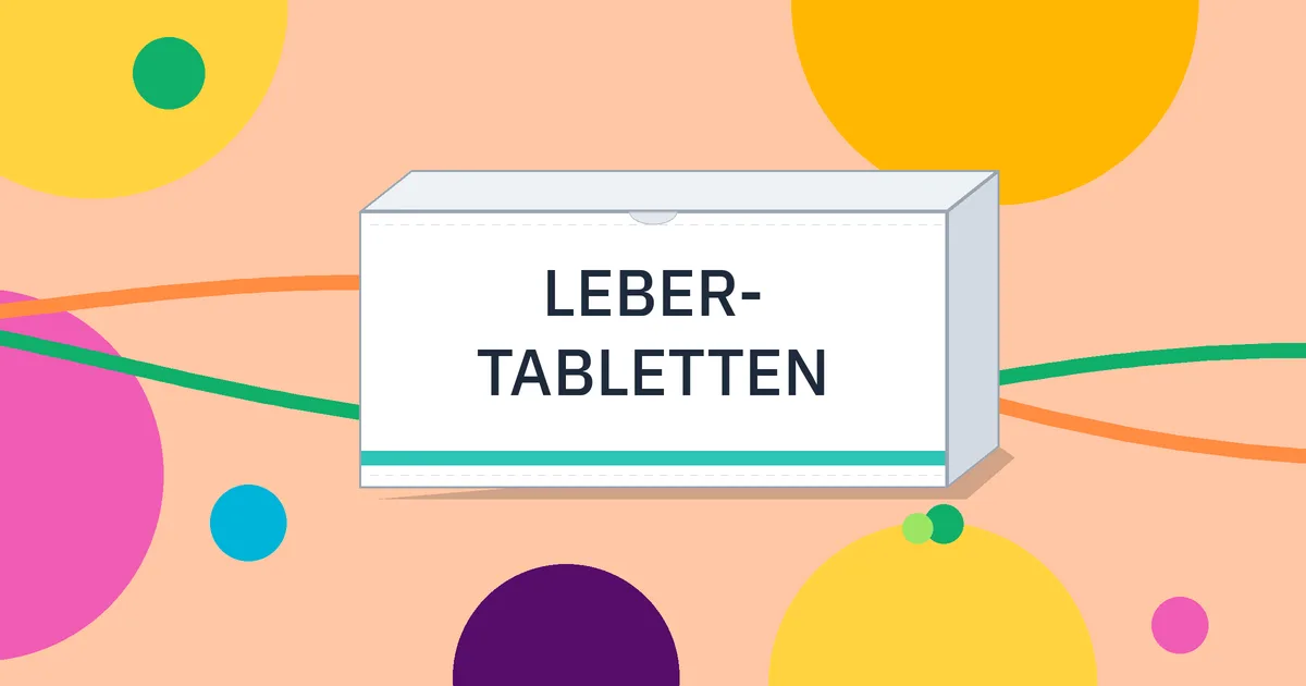 Symbolbild: Packung mit der Aufschrift LEBER-TABLETTEN (PZN 10272751) – Verfügbarkeit und Bezug in Apotheken in Frankfurt am Main