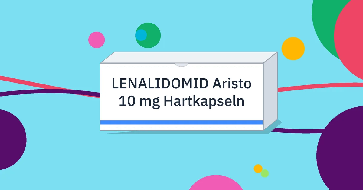 Symbolbild: Packung mit der Aufschrift LENALIDOMID Aristo 10 mg Hartkapseln (PZN 17573970) – Verfügbarkeit und Bezug in Apotheken in Frankfurt am Main