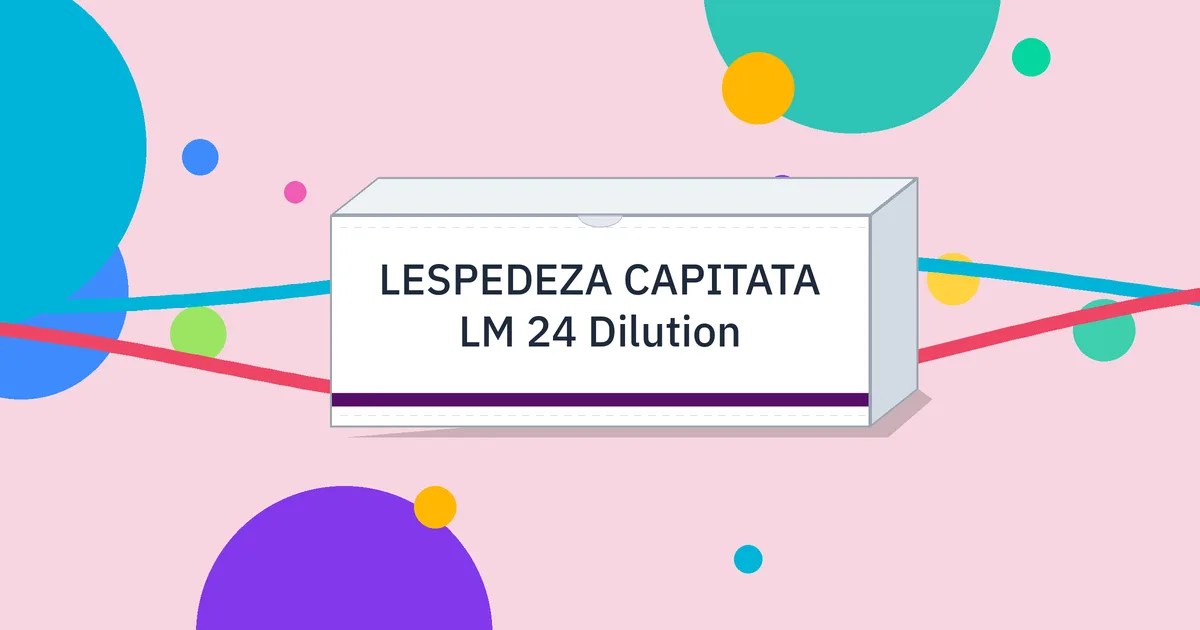 Symbolbild: Packung mit der Aufschrift LESPEDEZA CAPITATA LM 24 Dilution (PZN 13527447) – Verfügbarkeit und Bezug in Apotheken in Frankfurt am Main