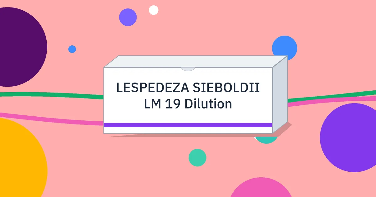 Symbolbild: Packung mit der Aufschrift LESPEDEZA SIEBOLDII LM 19 Dilution (PZN 13527855) – Verfügbarkeit und Bezug in Apotheken in Frankfurt am Main