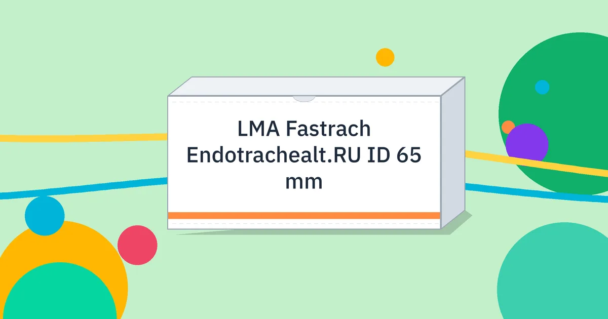 Symbolbild: Packung mit der Aufschrift LMA Fastrach Endotrachealt.RU ID 65 mm (PZN 10849073) – Verfügbarkeit und Bezug in Apotheken in Frankfurt am Main
