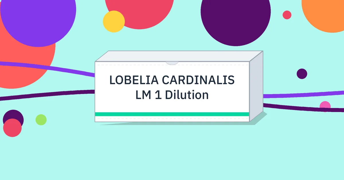 Symbolbild: Packung mit der Aufschrift LOBELIA CARDINALIS LM 1 Dilution (PZN 13532767) – Verfügbarkeit und Bezug in Apotheken in Frankfurt am Main