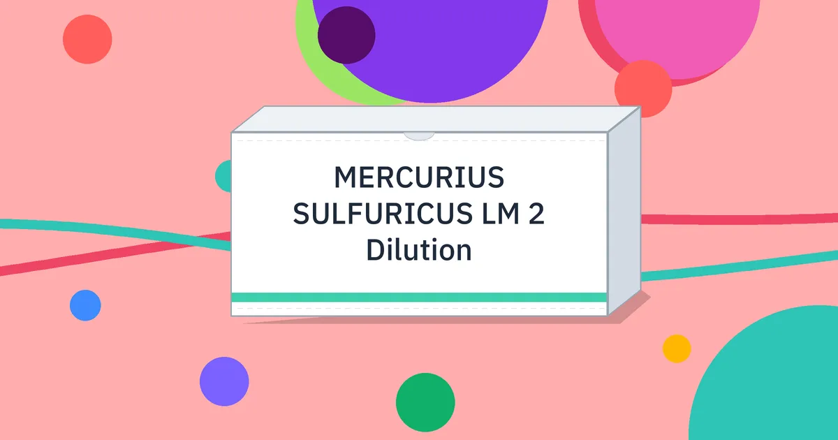 Symbolbild: Packung mit der Aufschrift MERCURIUS SULFURICUS LM 2 Dilution (PZN 12954383) – Verfügbarkeit und Bezug in Apotheken in Frankfurt am Main
