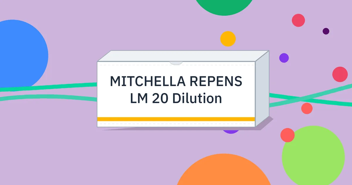 Symbolbild: Packung mit der Aufschrift MITCHELLA REPENS LM 20 Dilution (PZN 13609441) – Verfügbarkeit und Bezug in Apotheken in Frankfurt am Main