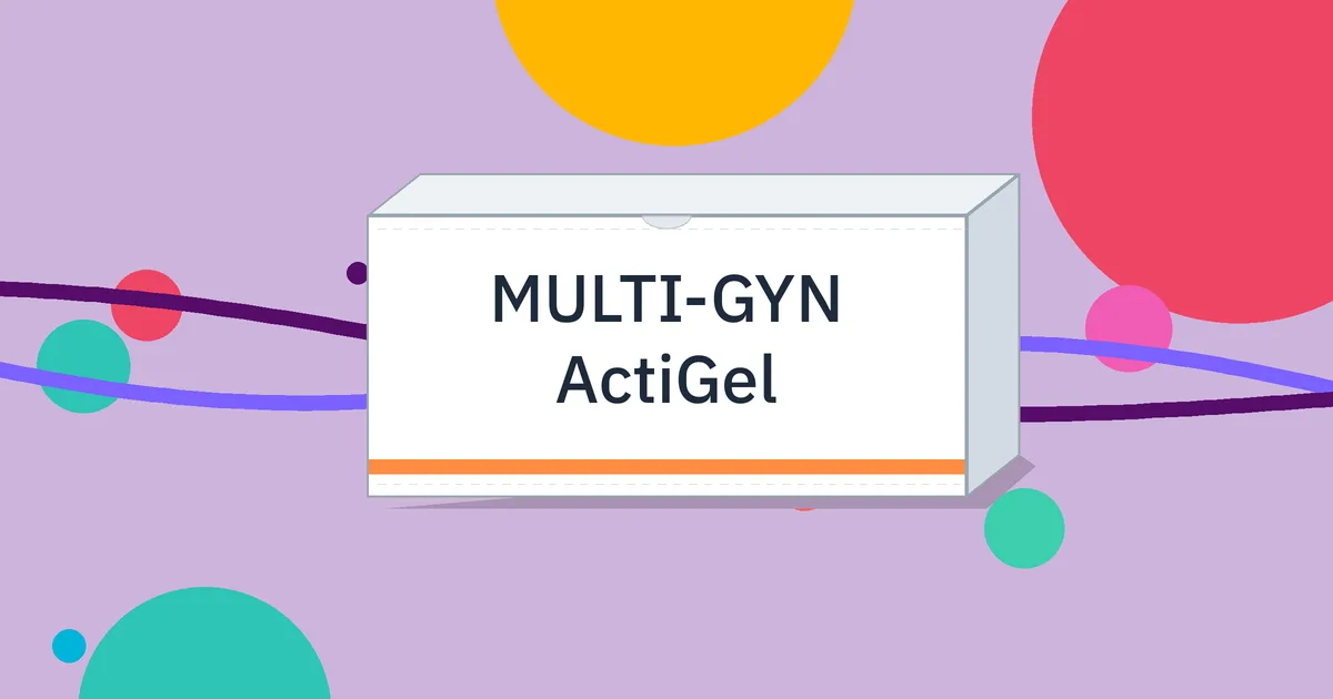 Symbolbild: Packung mit der Aufschrift MULTI-GYN ActiGel (PZN 04952648) – Verfügbarkeit und Bezug in Apotheken in Frankfurt am Main