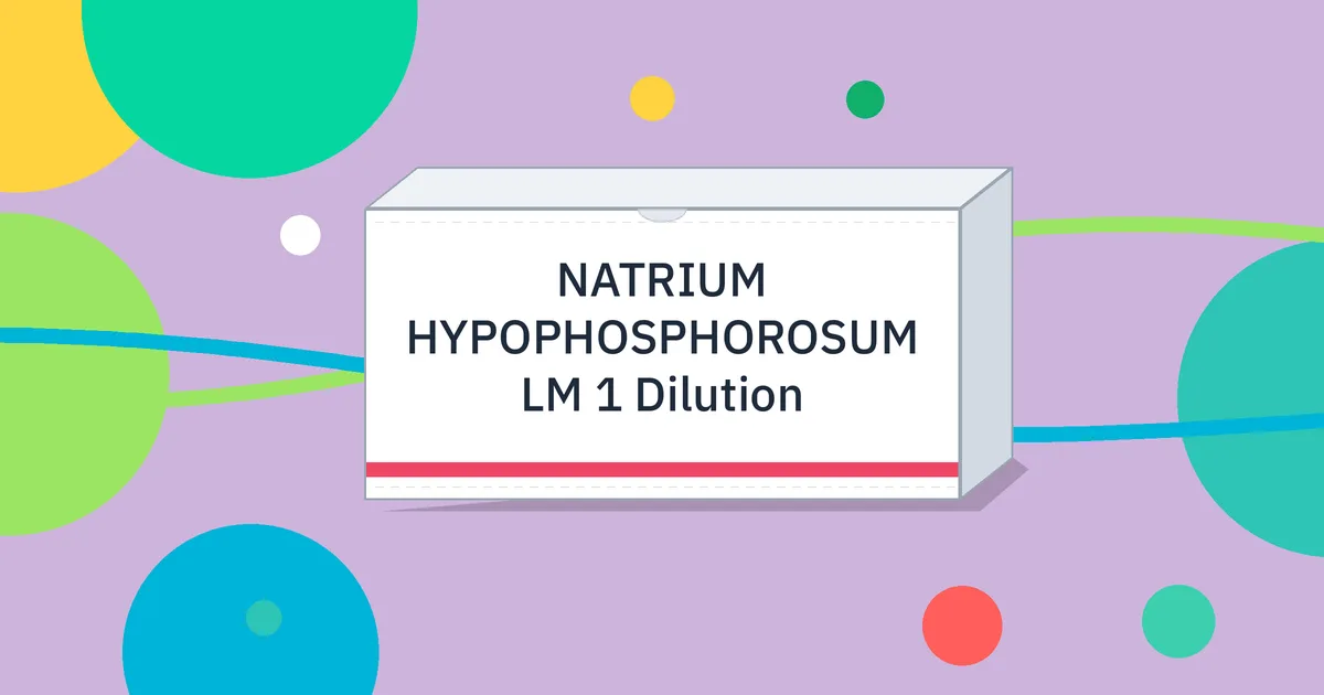Symbolbild: Packung mit der Aufschrift NATRIUM HYPOPHOSPHOROSUM LM 1 Dilution (PZN 12963264) – Verfügbarkeit und Bezug in Apotheken in Frankfurt am Main