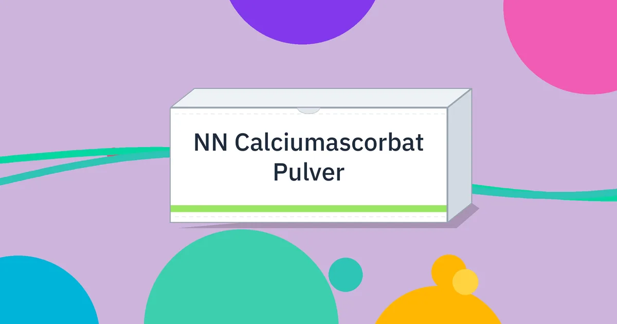 Symbolbild: Packung mit der Aufschrift NN Calciumascorbat Pulver (PZN 15321359) – Verfügbarkeit und Bezug in Apotheken in Frankfurt am Main