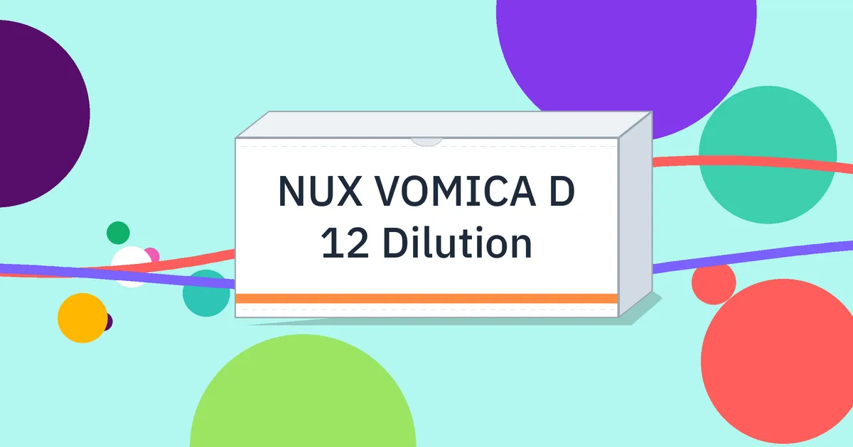 Symbolbild: Packung mit der Aufschrift NUX VOMICA D 12 Dilution (PZN 02402263) – Verfügbarkeit und Bezug in Apotheken in Frankfurt am Main