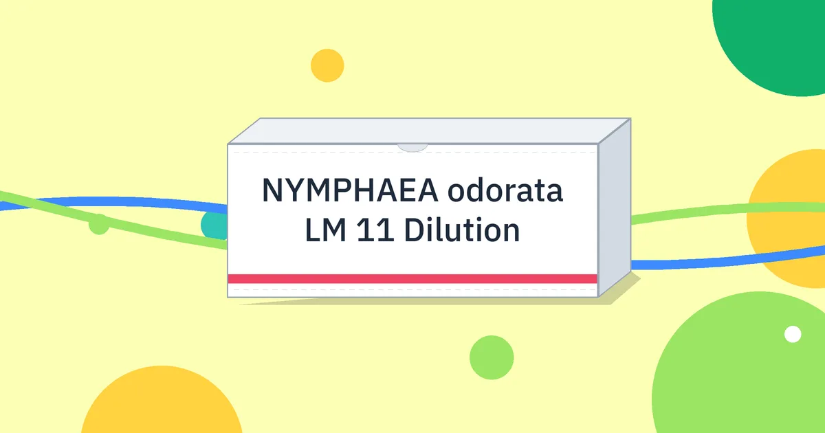 Symbolbild: Packung mit der Aufschrift NYMPHAEA odorata LM 11 Dilution (PZN 13621436) – Verfügbarkeit und Bezug in Apotheken in Frankfurt am Main