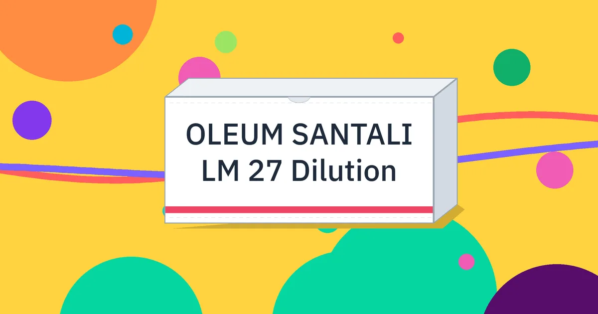 Symbolbild: Packung mit der Aufschrift OLEUM SANTALI LM 27 Dilution (PZN 13623458) – Verfügbarkeit und Bezug in Apotheken in Frankfurt am Main