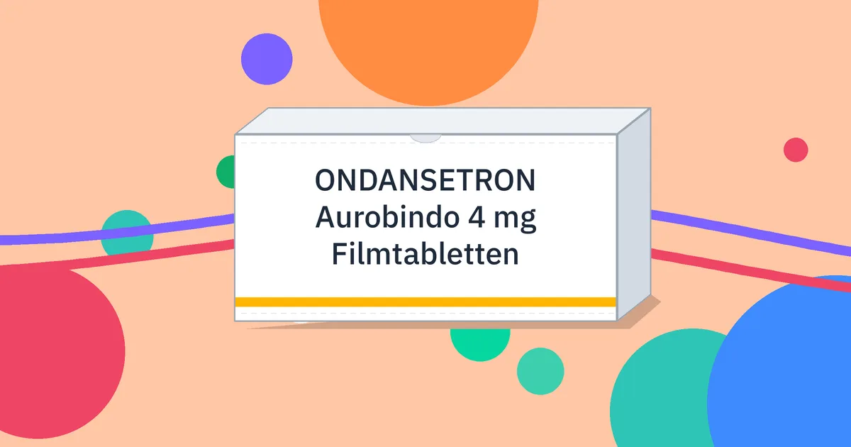 Symbolbild: Packung mit der Aufschrift ONDANSETRON Aurobindo 4 mg Filmtabletten (PZN 02793826) – Verfügbarkeit und Bezug in Apotheken in Frankfurt am Main