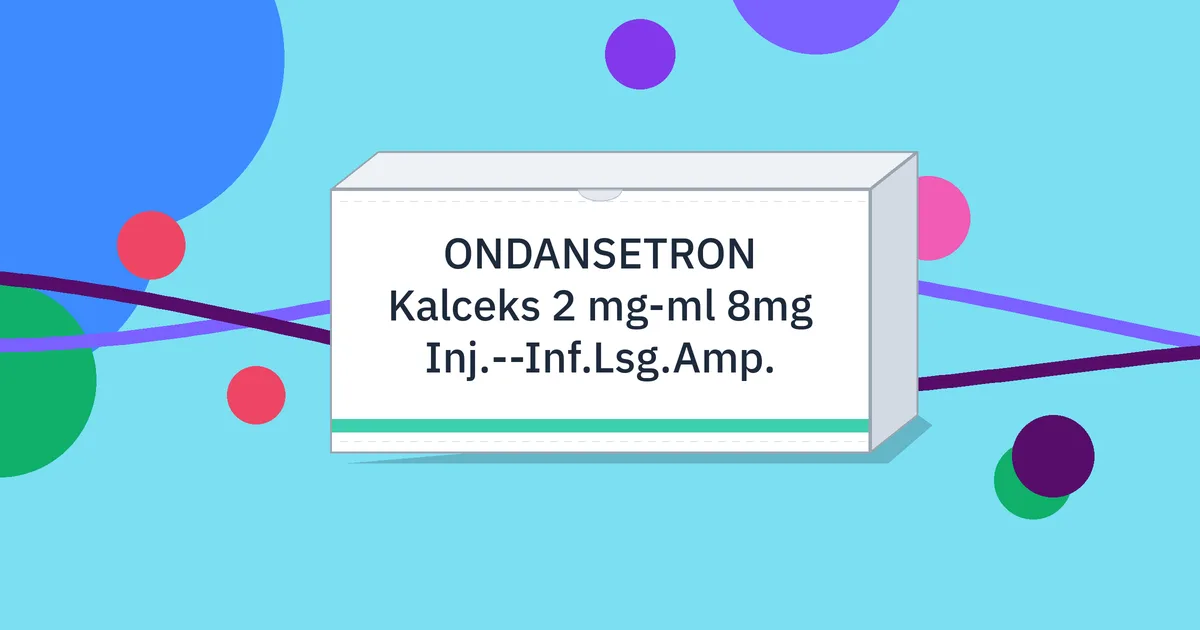 Symbolbild: Packung mit der Aufschrift ONDANSETRON Kalceks 2 mg-ml 8mg Inj.--Inf.Lsg.Amp. (PZN 19184178) – Verfügbarkeit und Bezug in Apotheken in Frankfurt am Main