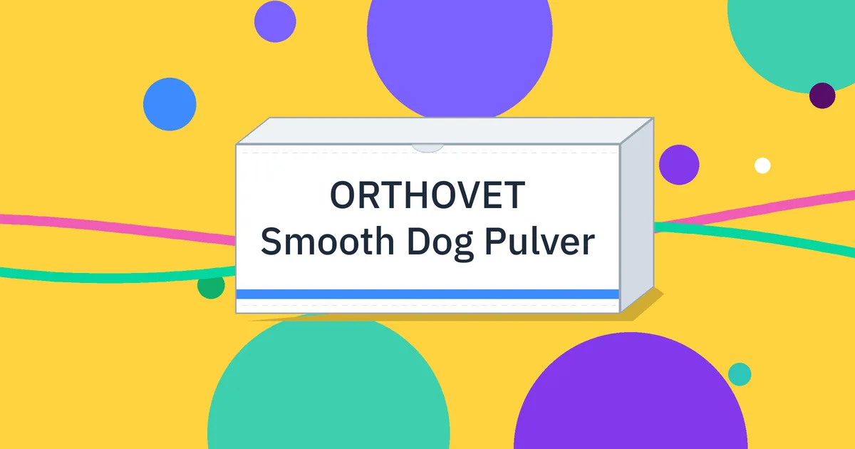 Symbolbild: Packung mit der Aufschrift ORTHOVET Smooth Dog Pulver (PZN 19909049) – Verfügbarkeit und Bezug in Apotheken in Frankfurt am Main