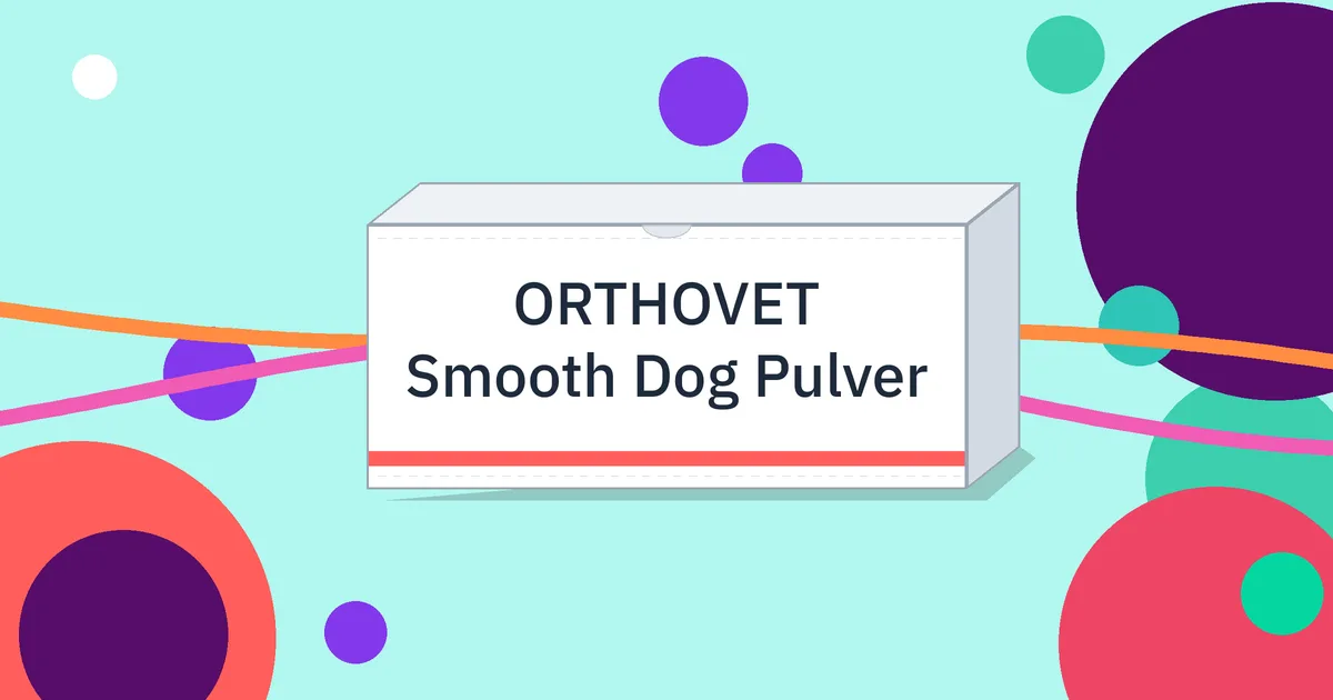 Symbolbild: Packung mit der Aufschrift ORTHOVET Smooth Dog Pulver (PZN 19909032) – Verfügbarkeit und Bezug in Apotheken in Frankfurt am Main