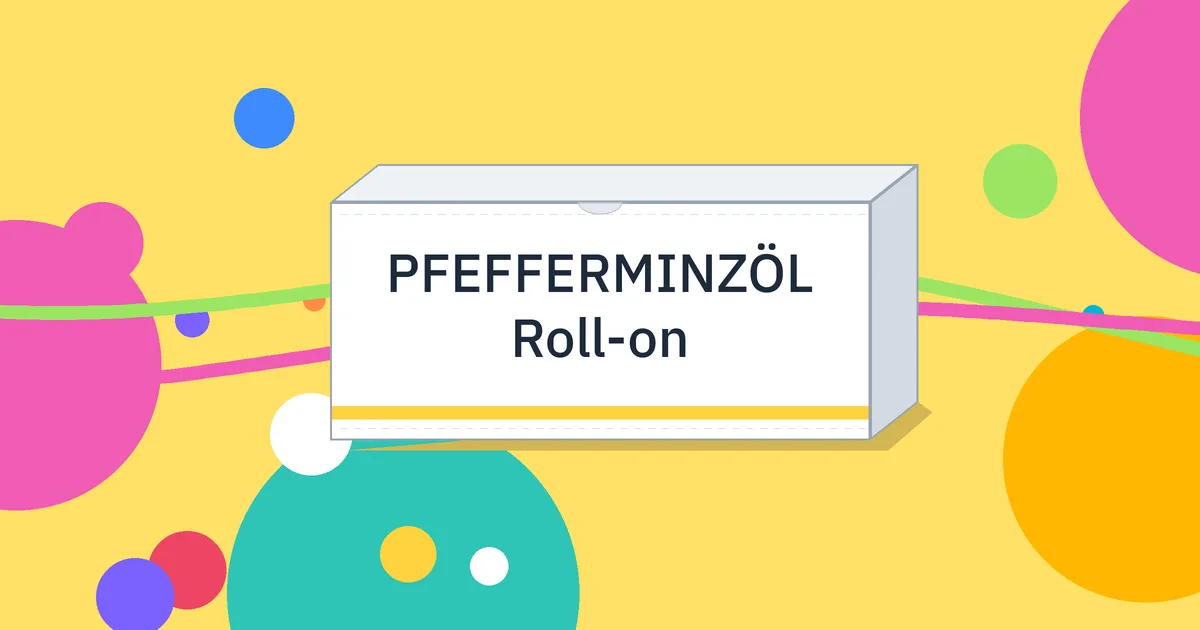 Symbolbild: Packung mit der Aufschrift PFEFFERMINZÖL Roll-on (PZN 18197003) – Verfügbarkeit und Bezug in Apotheken in Frankfurt am Main