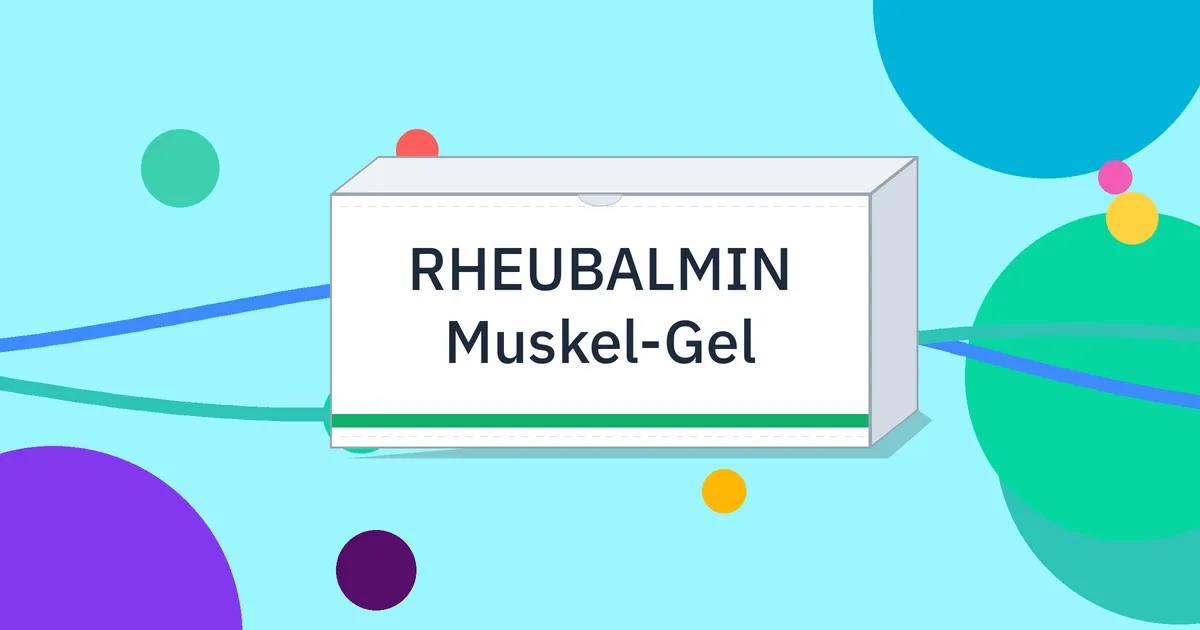 Symbolbild: Packung mit der Aufschrift RHEUBALMIN Muskel-Gel (PZN 09922095) – Verfügbarkeit und Bezug in Apotheken in Frankfurt am Main