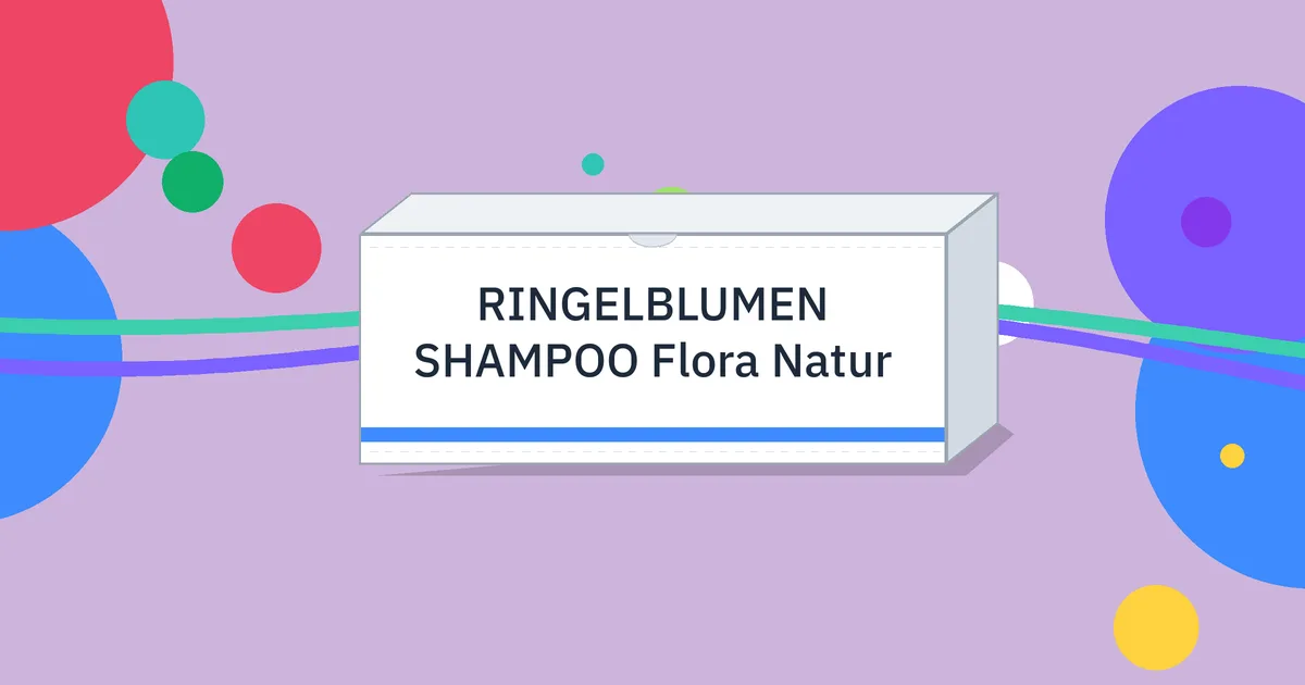 Symbolbild: Packung mit der Aufschrift RINGELBLUMEN SHAMPOO Flora Natur (PZN 04952973) – Verfügbarkeit und Bezug in Apotheken in Frankfurt am Main
