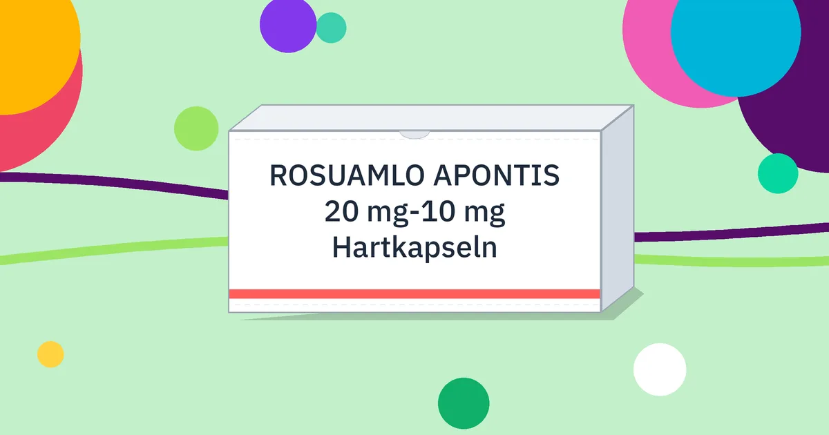 Symbolbild: Packung mit der Aufschrift ROSUAMLO APONTIS 20 mg-10 mg Hartkapseln (PZN 18602567) – Verfügbarkeit und Bezug in Apotheken in Frankfurt am Main