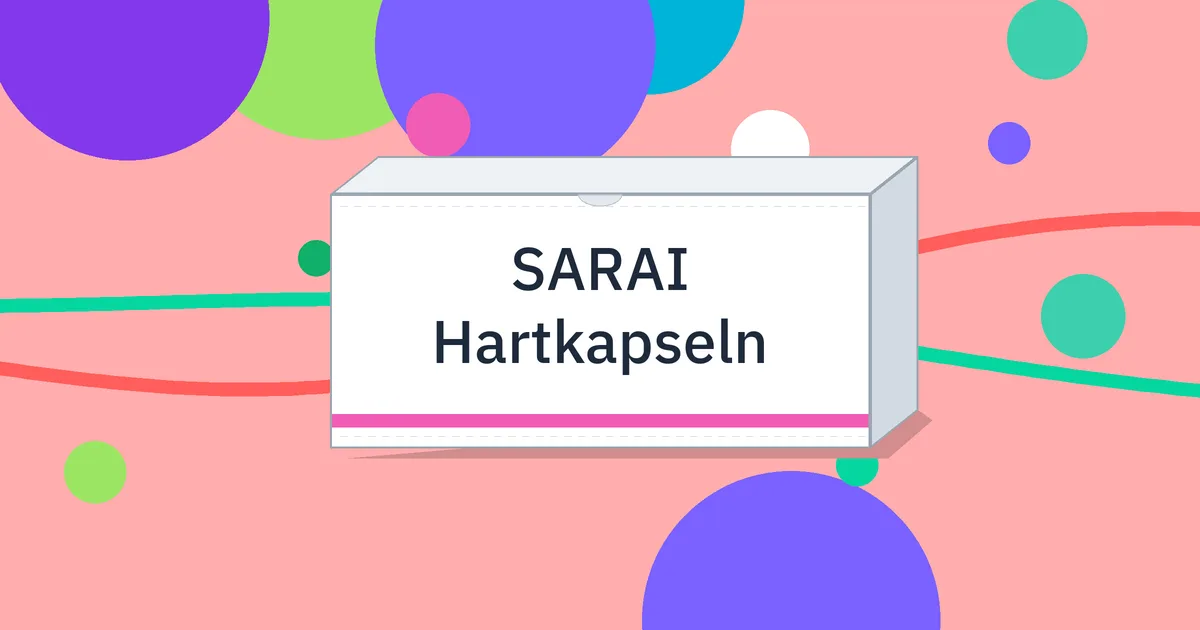 Symbolbild: Packung mit der Aufschrift SARAI Hartkapseln (PZN 09422636) – Verfügbarkeit und Bezug in Apotheken in Frankfurt am Main
