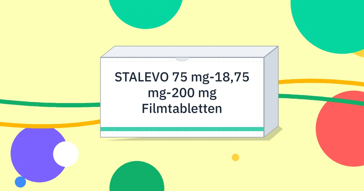 Symbolbild: Packung mit der Aufschrift STALEVO 75 mg-18,75 mg-200 mg Filmtabletten (PZN 06140067) – Verfügbarkeit und Bezug in Apotheken in Frankfurt am Main