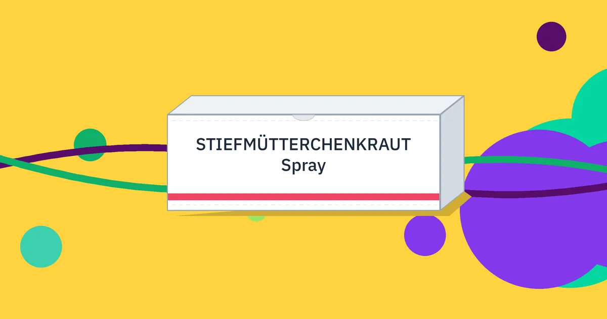 Symbolbild: Packung mit der Aufschrift STIEFMÜTTERCHENKRAUT Spray (PZN 11874050) – Verfügbarkeit und Bezug in Apotheken in Frankfurt am Main
