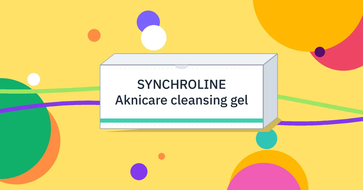 Symbolbild: Packung mit der Aufschrift SYNCHROLINE Aknicare cleansing gel (PZN 18779662) – Verfügbarkeit und Bezug in Apotheken in Frankfurt am Main