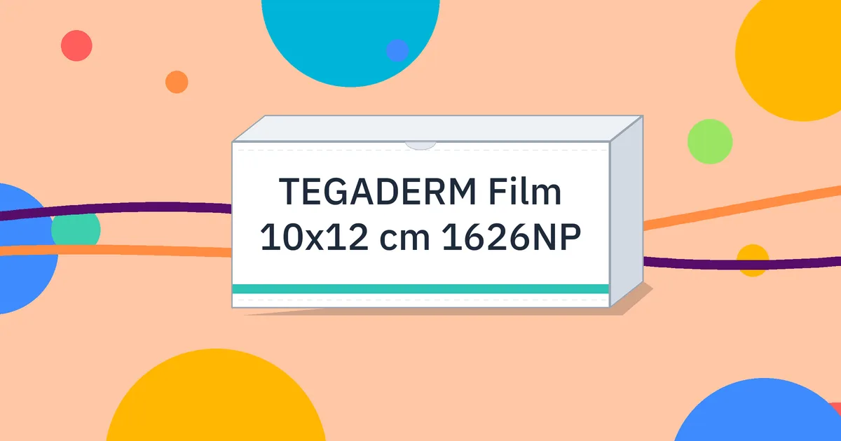 Symbolbild: Packung mit der Aufschrift TEGADERM Film 10x12 cm 1626NP (PZN 06917030) – Verfügbarkeit und Bezug in Apotheken in Frankfurt am Main
