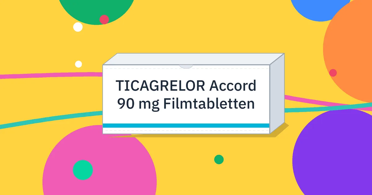 Symbolbild: Packung mit der Aufschrift TICAGRELOR Accord 90 mg Filmtabletten (PZN 19740254) – Verfügbarkeit und Bezug in Apotheken in Frankfurt am Main