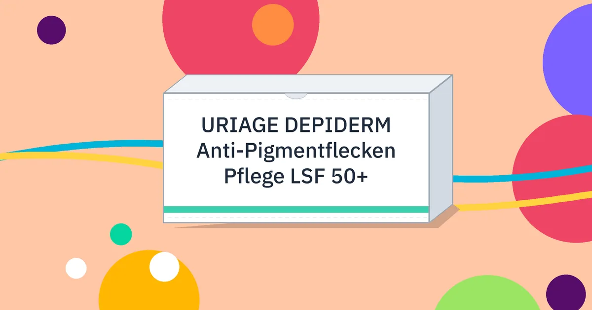 Symbolbild: Packung mit der Aufschrift URIAGE DEPIDERM Anti-Pigmentflecken Pflege LSF 50+ (PZN 18850561) – Verfügbarkeit und Bezug in Apotheken in Frankfurt am Main