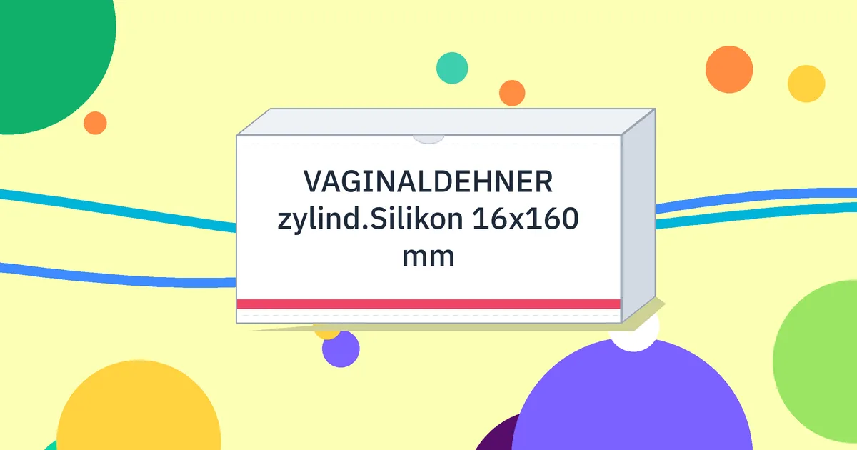 Symbolbild: Packung mit der Aufschrift VAGINALDEHNER zylind.Silikon 16x160 mm (PZN 07323976) – Verfügbarkeit und Bezug in Apotheken in Frankfurt am Main