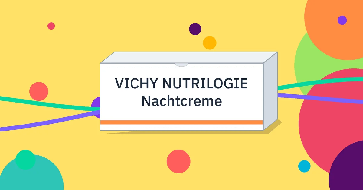 Symbolbild: Packung mit der Aufschrift VICHY NUTRILOGIE Nachtcreme (PZN 05547631) – Verfügbarkeit und Bezug in Apotheken in Frankfurt am Main