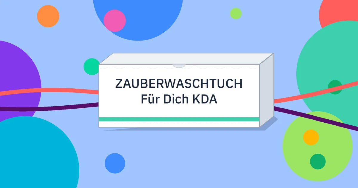 Symbolbild: Packung mit der Aufschrift ZAUBERWASCHTUCH Für Dich KDA (PZN 19785446) – Verfügbarkeit und Bezug in Apotheken in Frankfurt am Main
