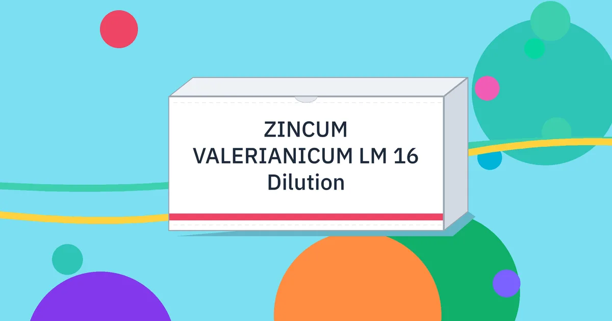 Symbolbild: Packung mit der Aufschrift ZINCUM VALERIANICUM LM 16 Dilution (PZN 13300985) – Verfügbarkeit und Bezug in Apotheken in Frankfurt am Main