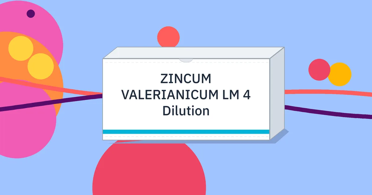 Symbolbild: Packung mit der Aufschrift ZINCUM VALERIANICUM LM 4 Dilution (PZN 13300755) – Verfügbarkeit und Bezug in Apotheken in Frankfurt am Main