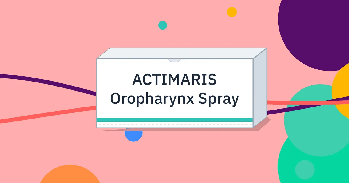 Symbolbild: Packung mit der Aufschrift ACTIMARIS Oropharynx Spray (PZN 20550228) – Verfügbarkeit und Bezug in Apotheken in Frankfurt am Main