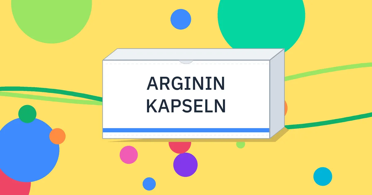 Symbolbild: Packung mit der Aufschrift ARGININ KAPSELN (PZN 08824806) – Verfügbarkeit und Bezug in Apotheken in Frankfurt am Main