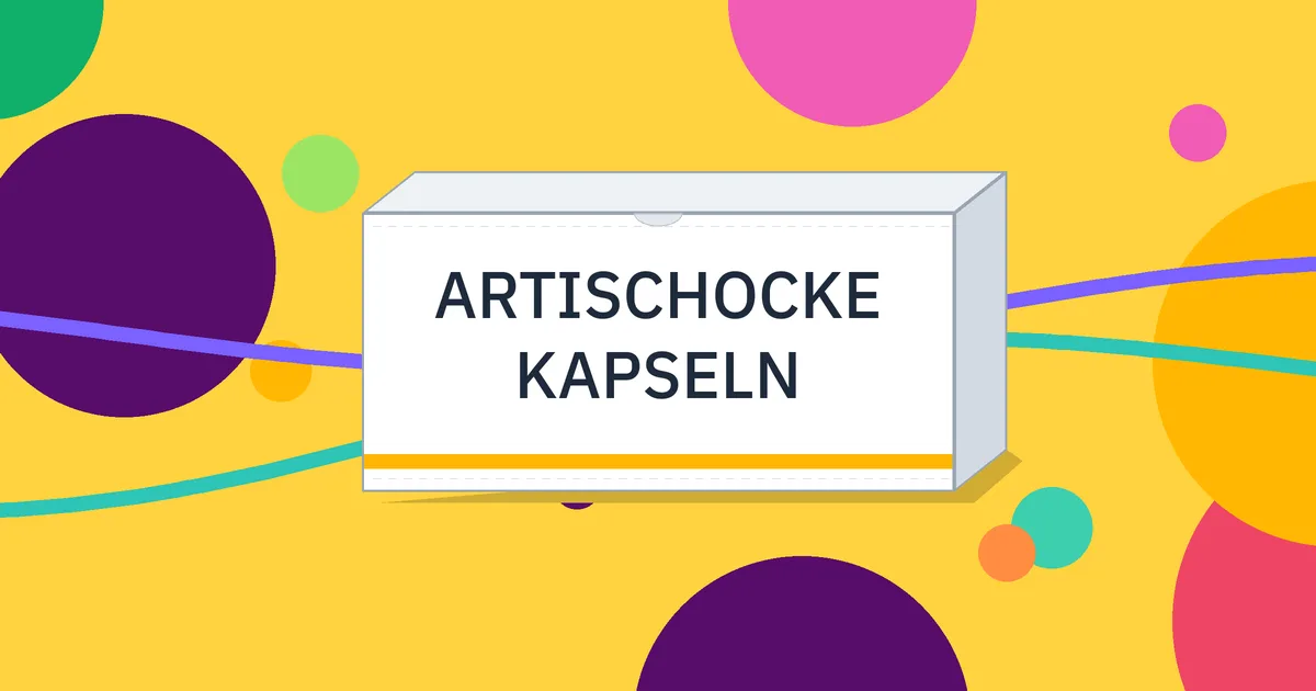 Symbolbild: Packung mit der Aufschrift ARTISCHOCKE KAPSELN (PZN 02068723) – Verfügbarkeit und Bezug in Apotheken in Frankfurt am Main