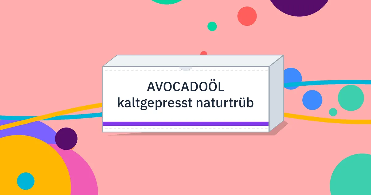 Symbolbild: Packung mit der Aufschrift AVOCADOÖL kaltgepresst naturtrüb (PZN 03767788) – Verfügbarkeit und Bezug in Apotheken in Frankfurt am Main