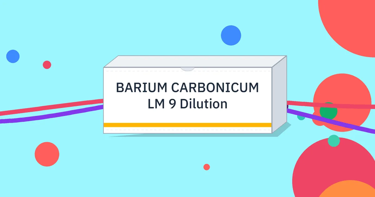 Symbolbild: Packung mit der Aufschrift BARIUM CARBONICUM LM 9 Dilution (PZN 12788915) – Verfügbarkeit und Bezug in Apotheken in Frankfurt am Main