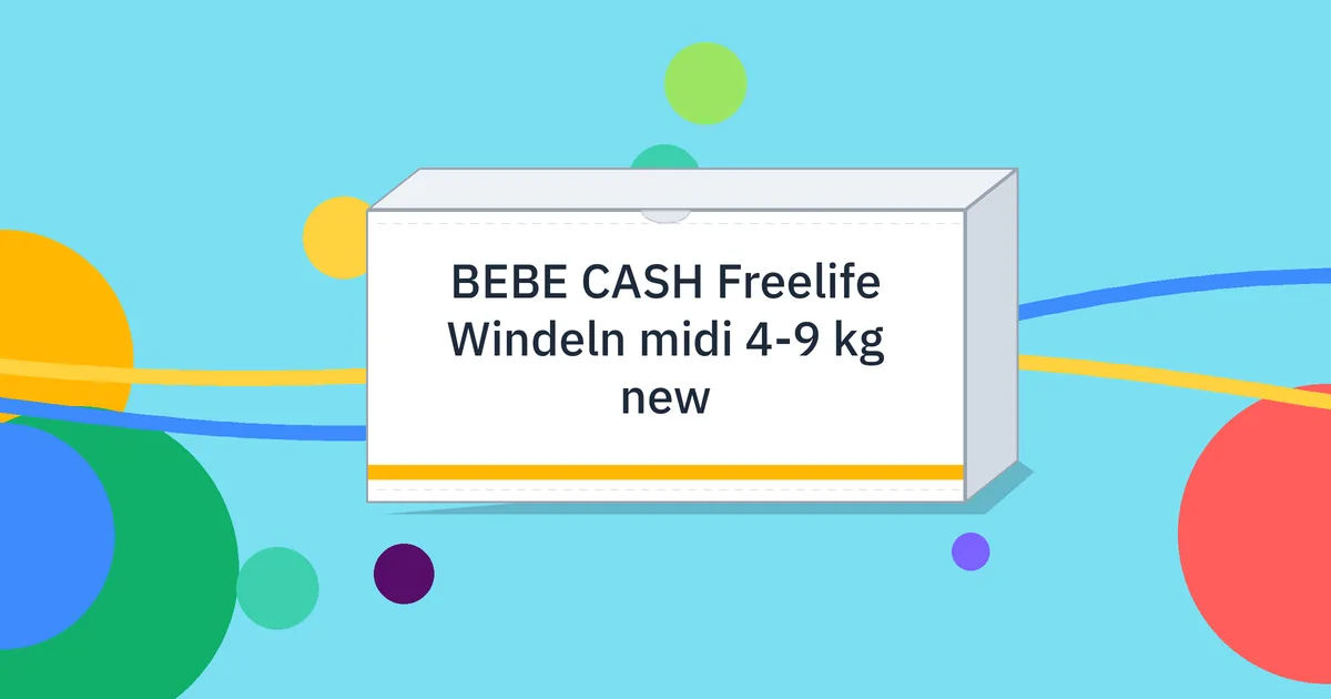 Symbolbild: Packung mit der Aufschrift BEBE CASH Freelife Windeln midi 4-9 kg new (PZN 15578644) – Verfügbarkeit und Bezug in Apotheken in Frankfurt am Main