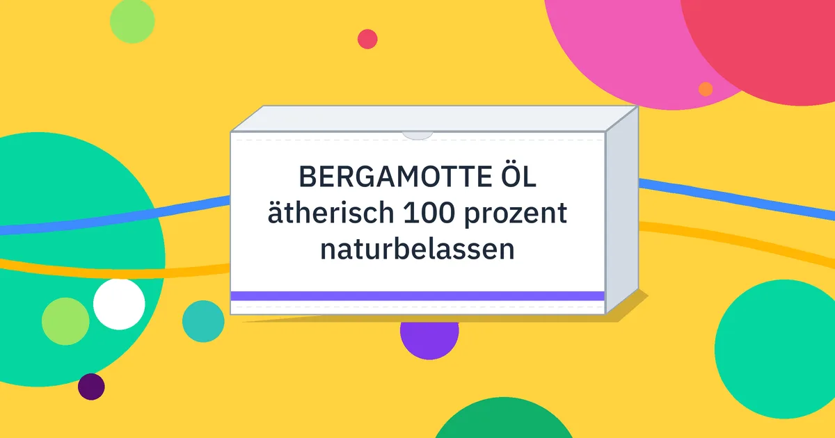 Symbolbild: Packung mit der Aufschrift BERGAMOTTE ÖL ätherisch 100 prozent naturbelassen (PZN 01539037) – Verfügbarkeit und Bezug in Apotheken in Frankfurt am Main