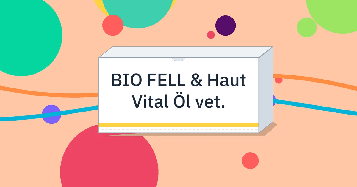 Symbolbild: Packung mit der Aufschrift BIO FELL & Haut Vital Öl vet. (PZN 11214371) – Verfügbarkeit und Bezug in Apotheken in Frankfurt am Main